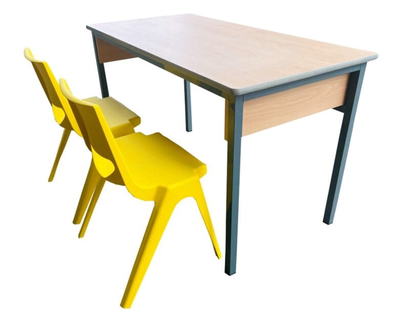 Student Double Table with Front loading book storage - Peter Walsh ...