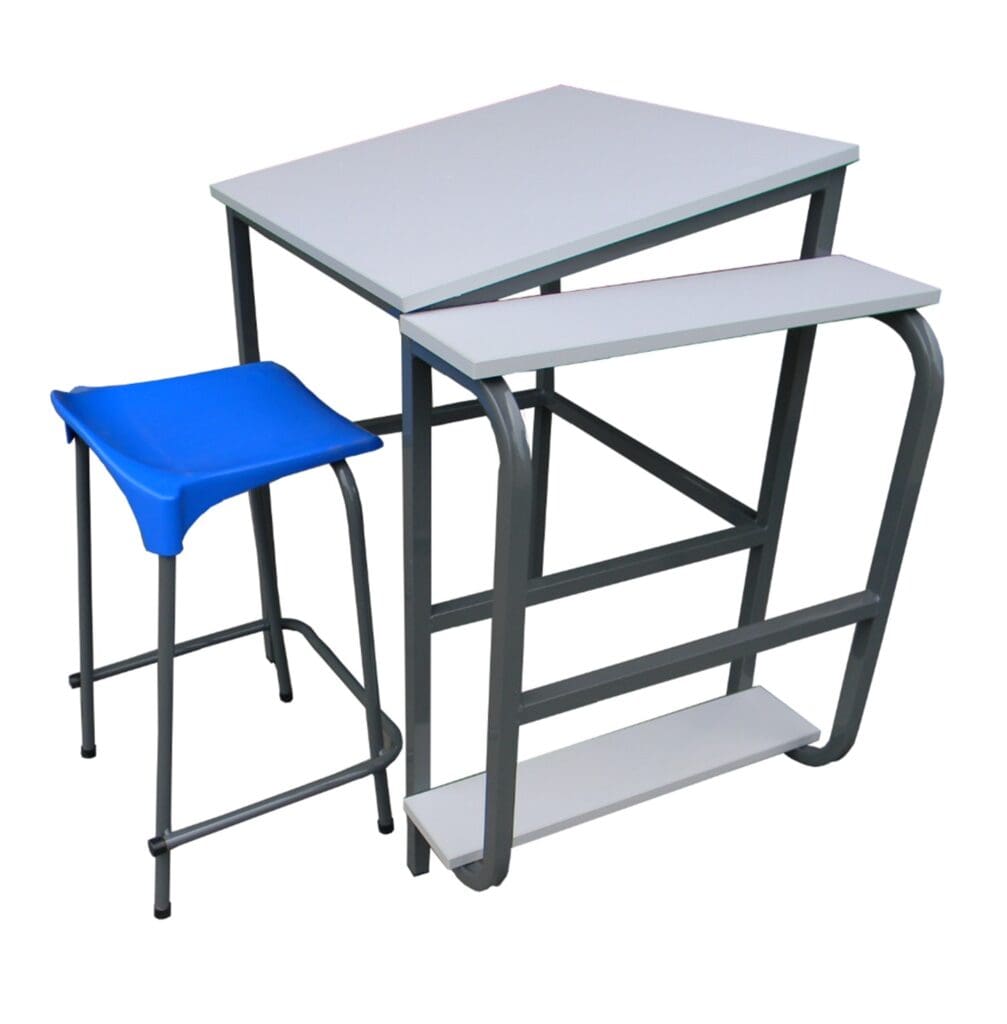 Single Student Drawing Table with sloped top and folder pocket. - Peter ...