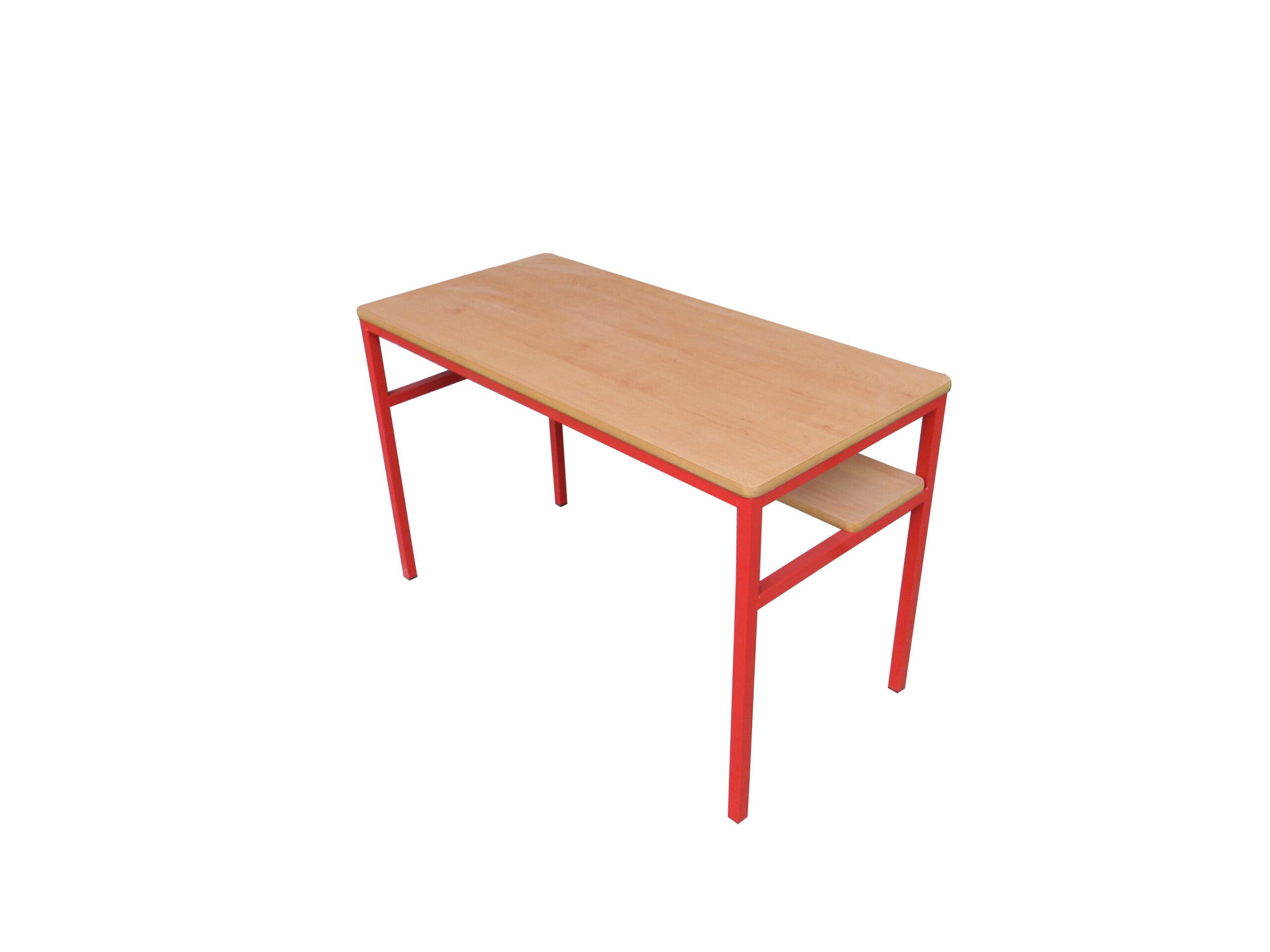 National School Double Table with Half Shelf - Peter Walsh & Sons ...