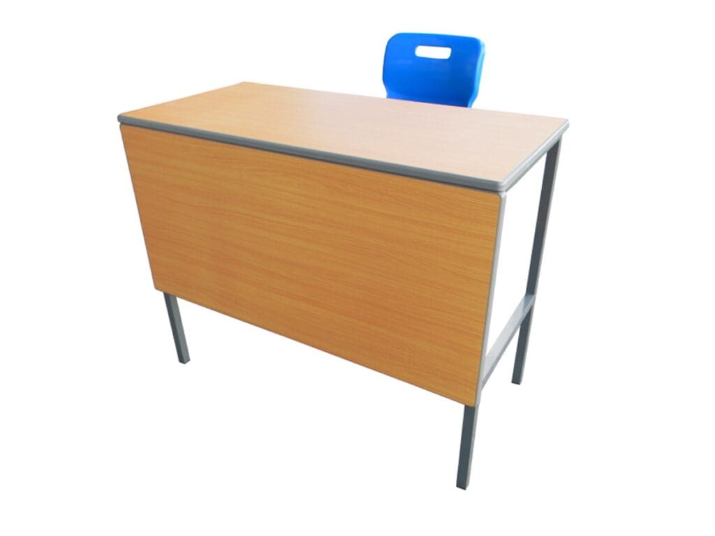 Teachers High Double Table With Modesty Panel - Peter Walsh & Sons ...