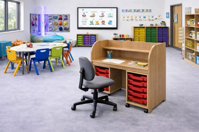 Junior Height Double Special Education Workstation - Peter Walsh & Sons ...